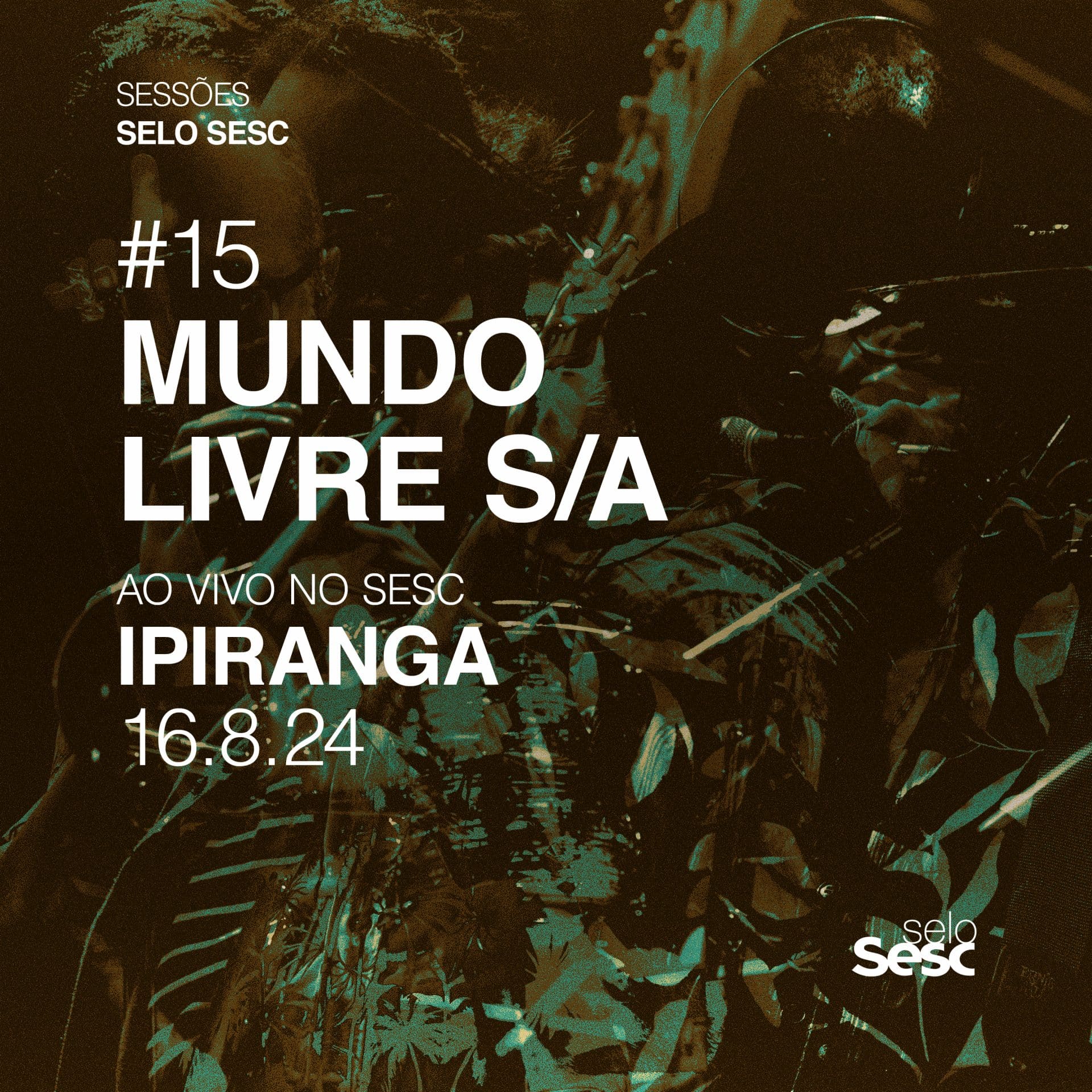 Selo Sesc lança álbum 'Sessões Selo Sesc #15: Mundo Livre S/A'