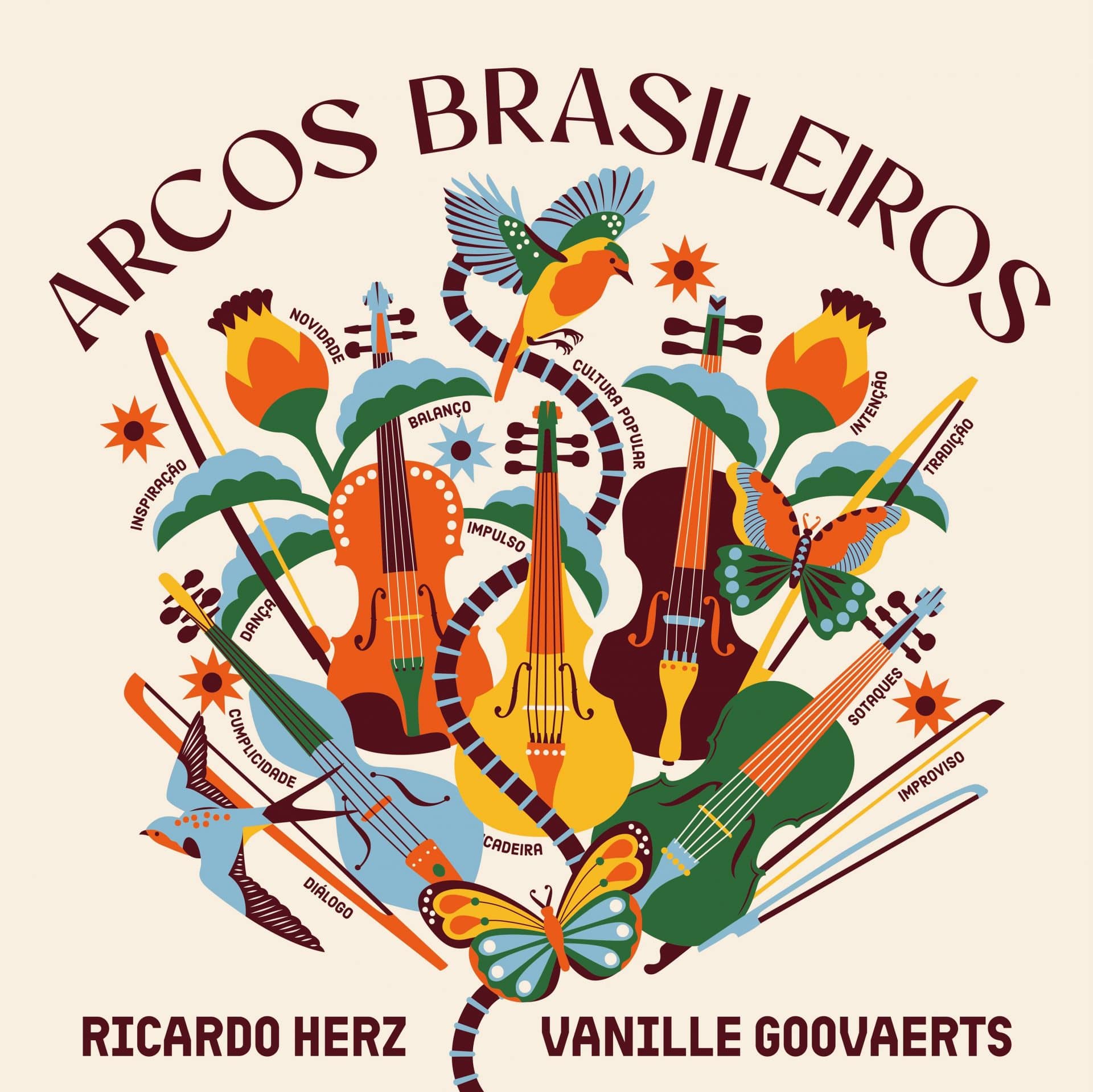 Ricardo Herz e Vanille Goovaerts lançam álbum 'Arcos Brasileiros'